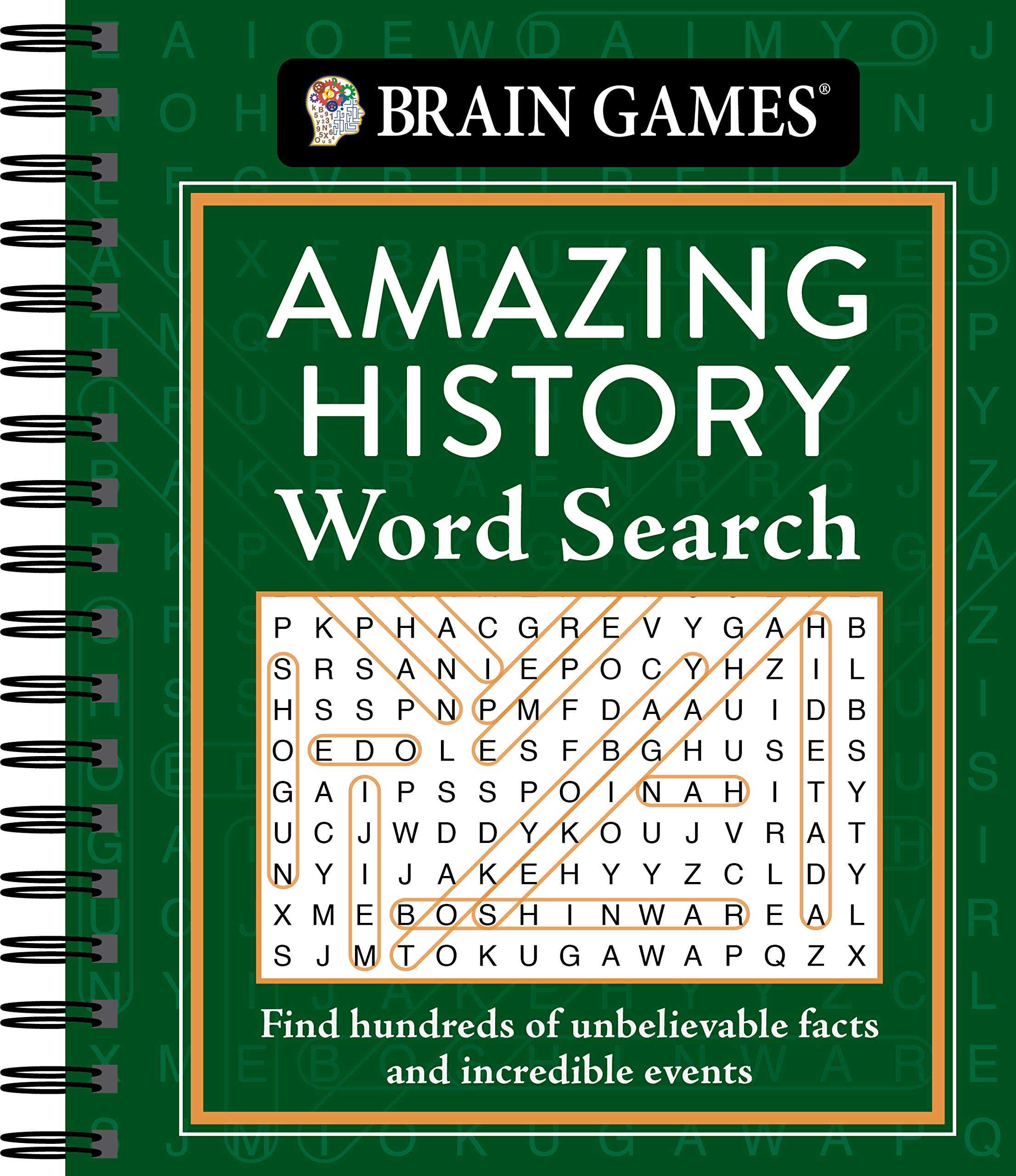  DOWNLOAD PDF Brain Games Amazing History Word Search Find